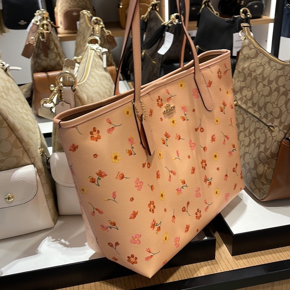 Coach | Bags | Coach City Tote With Mystical Floral Print Coach ...